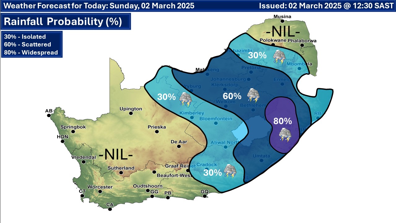 Weather Map Of South Africa Africa Weather – Weather.org