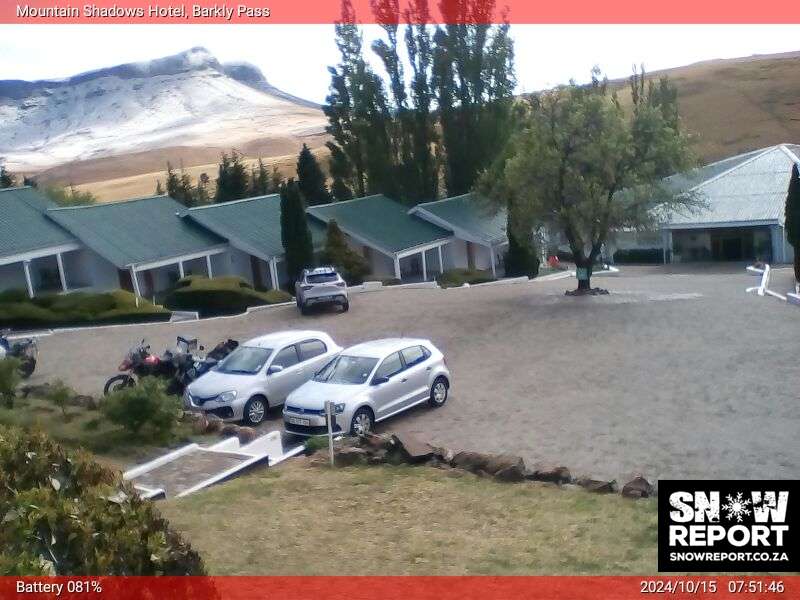 Unexpected snowfall in the Eastern Cape on 15 October 2024